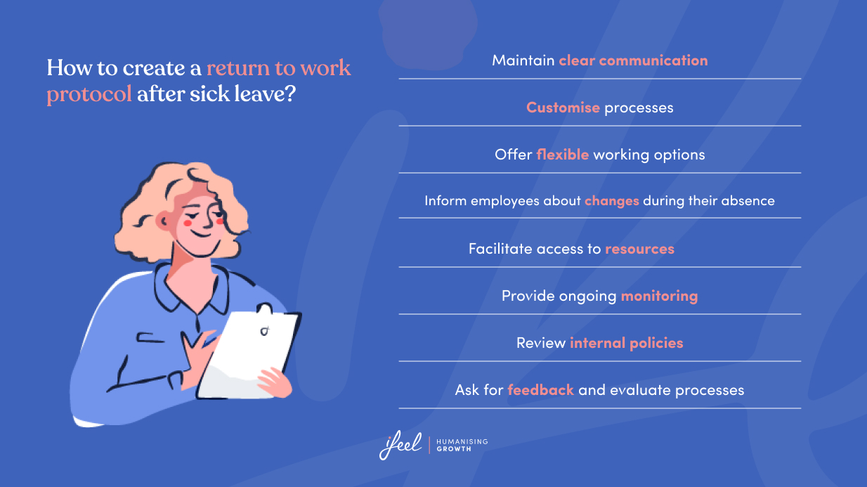 Discover 3 common notions of returning to work after sick leave